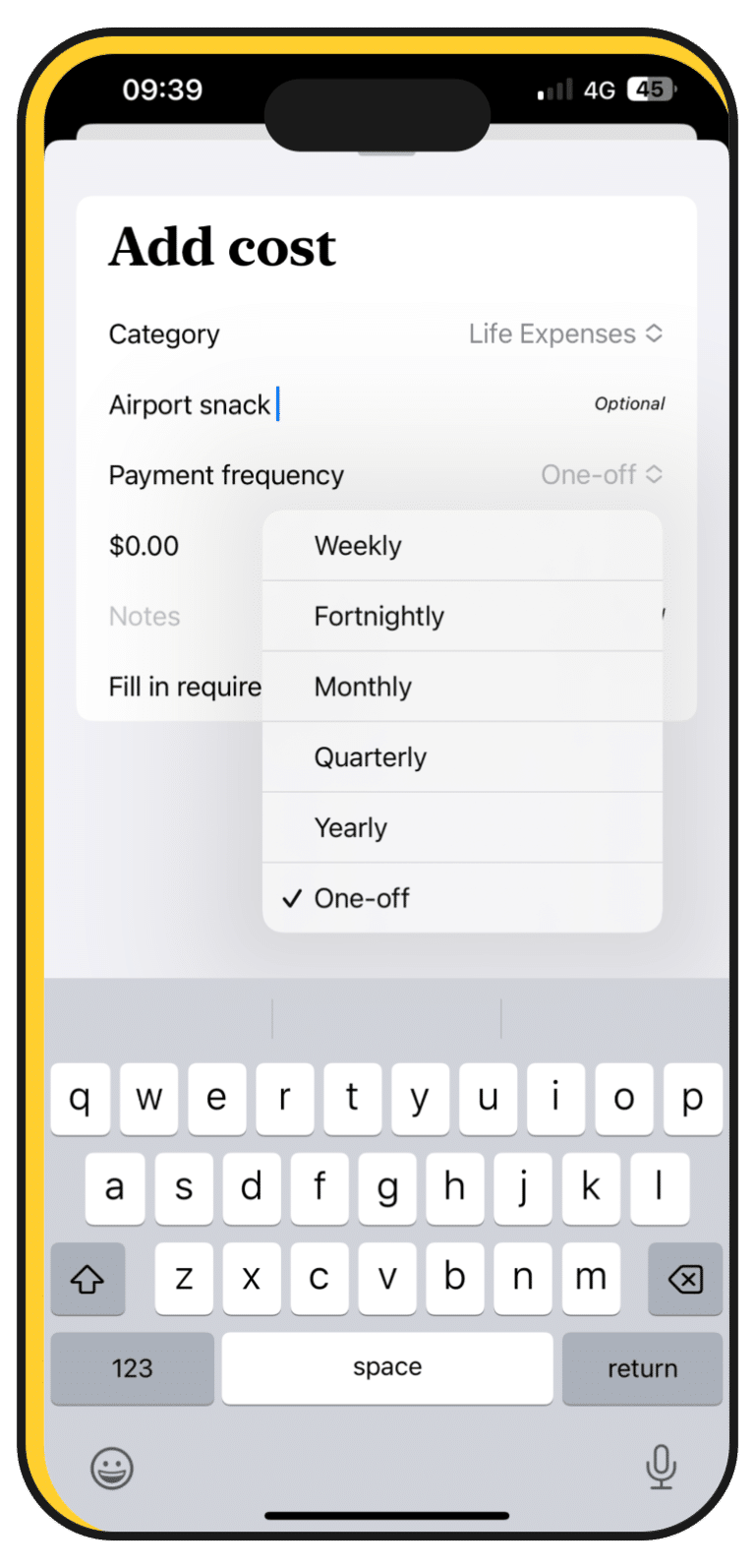 How one-off spends can turn simplsaver into an expense tracker - simplsaver